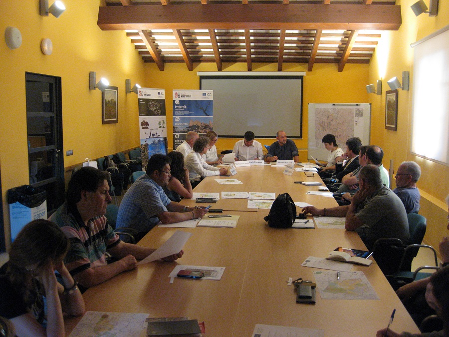 Briefing with local municipalities | Life Montserrat