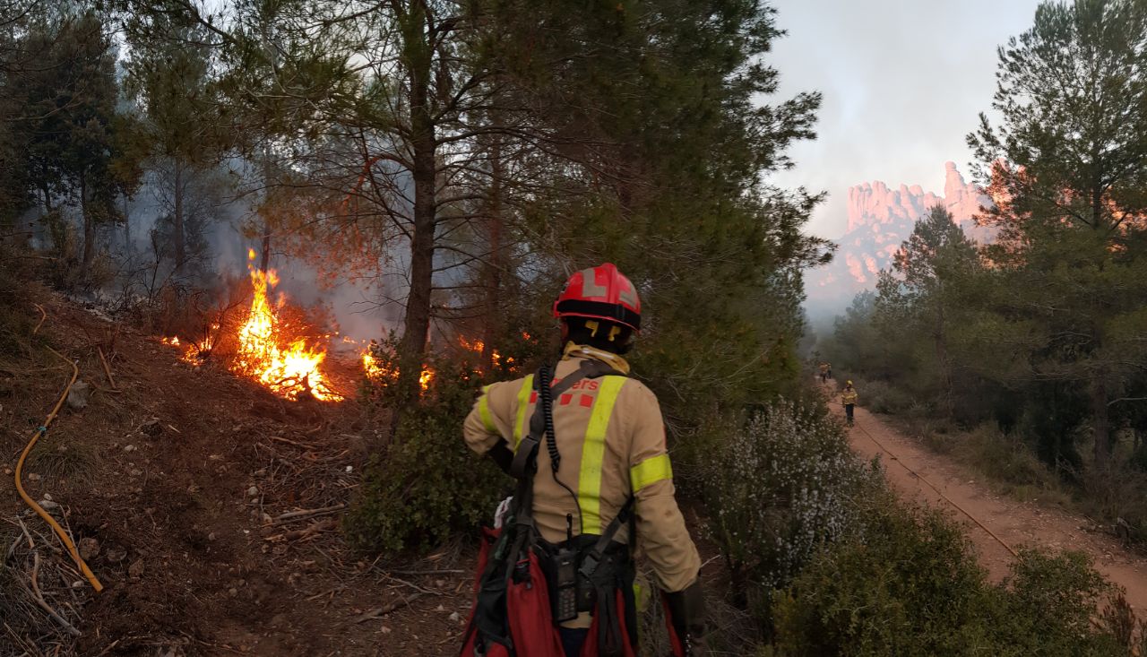 Completion of prescribed burning activity | Life Montserrat